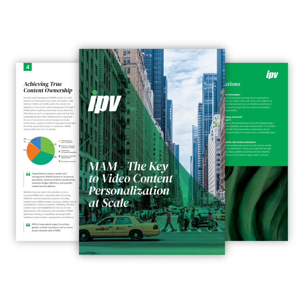 Media Asset Management and Video Resources - IPV Curator