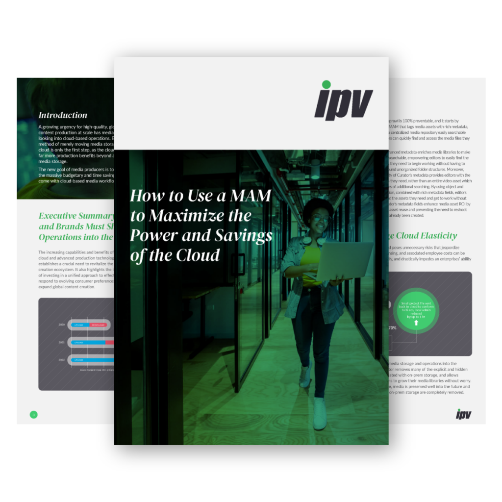 Media Asset Management and Video Resources - IPV Curator